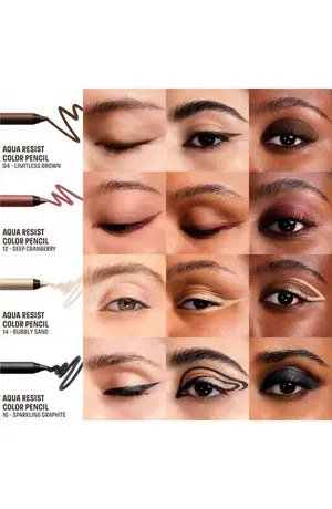 MAKE UP FOR EVER Mini Aqua Resist Waterproof Eyeliner 4-piece Kit $54 Value