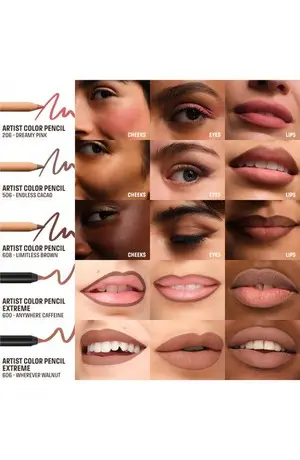 MAKE UP FOR EVER Mini Artist Color Pencil Original & Extreme Lip Liner 5-piece Set $66 Value