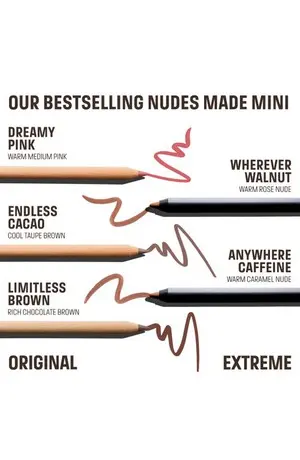 MAKE UP FOR EVER Mini Artist Color Pencil Original & Extreme Lip Liner 5-piece Set $66 Value