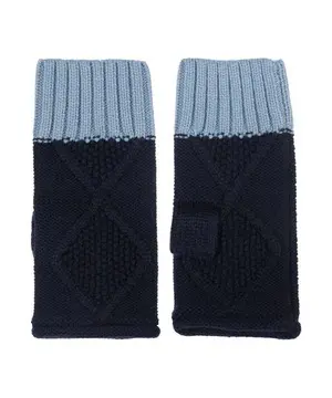 Echo Modernist Block Handwarmers - Navy