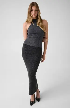 Guess Emily Ribbed Sweater Skirt