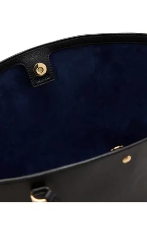 Mango Faux Leather Shopper Tote