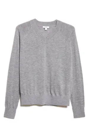 REISS Paris V-neck Merino Wool Sweater