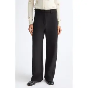 Stine Goya Sharp Pleat Wide Leg Pants - Black