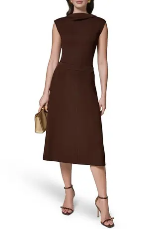 Donna Karan New York Midi Sweater Skirt - Canyon