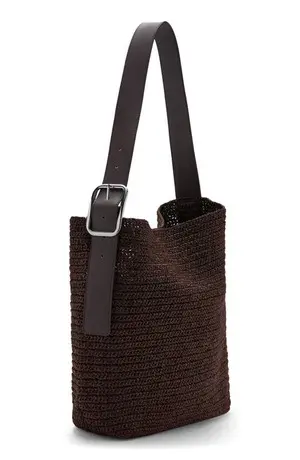 Mango Natural Fiber Shopper Bag