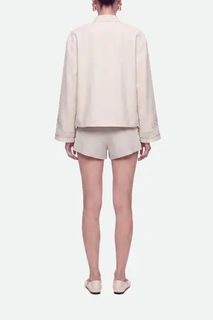 NOCTURNE Embroidery Detail Oversized Jacket
