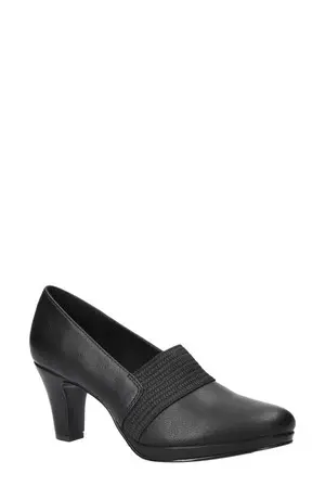 EASY WORKS BY EASY STREET Donya Faux Leather Pump - Black