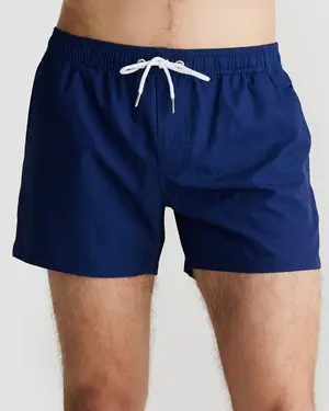 VACAY SWIMWEAR Madeira Stretch Swim Short - Navy