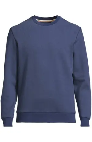 LANDS' END Long Sleeve Serious Sweats Crew Sweatshirt