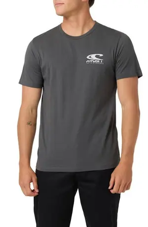 O'Neill Monserta Classic Cotton Graphic T-shirt - Dark Shadow