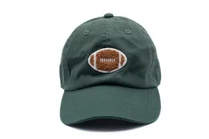 REY TO Z Terry Football Hat Adult - Hunter Green