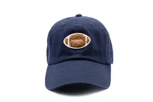 REY TO Z Terry Football Hat Adult - Navy