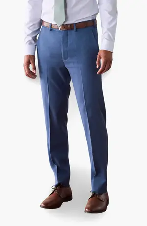 THE BLACK TUX Classic Suit Pants Light Blue