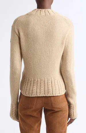 Moncler Alpaca & Wool Blend Crewneck Sweater