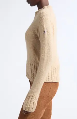 Moncler Alpaca & Wool Blend Crewneck Sweater