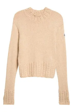 Moncler Alpaca & Wool Blend Crewneck Sweater