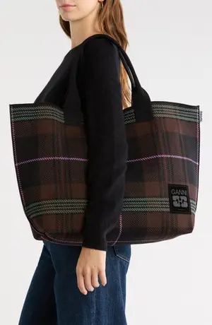 GANNI Knit Easy Medium Shopper