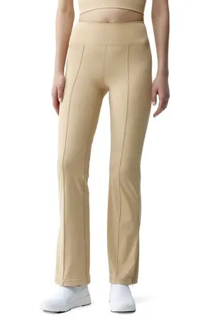 BORN LIVING YOGA Marina Performance Full-length Sports Legging - Straw