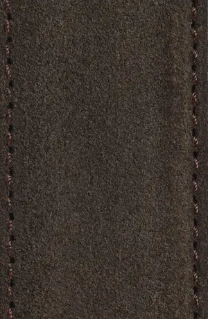 OPEN EDIT Sean Suede Round Buckle Belt