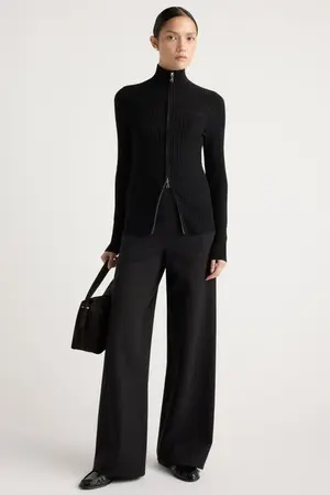 Modern Citizen Anh Wide-leg Ponte Stretch Pant