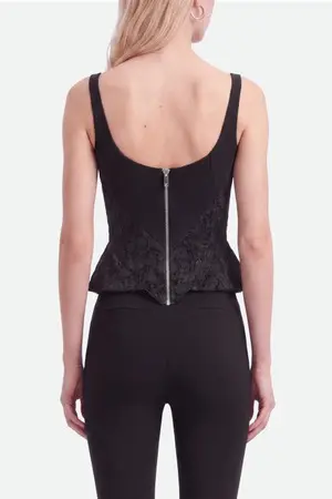 NOCTURNE Boned Sweetheart Bustier Top