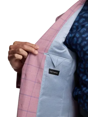 PAUL FREDRICK Wool Single Breasted Notch Lapel Sport Coat