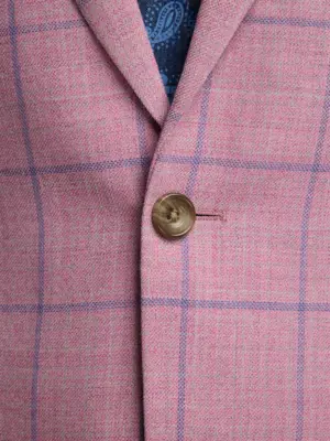 PAUL FREDRICK Wool Single Breasted Notch Lapel Sport Coat