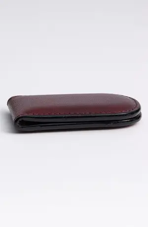Bosca Leather Money Clip