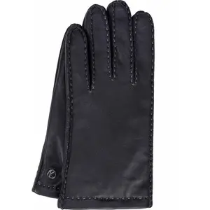 KESSLER Hand-sewn Premium Lamb Leather Touchscreen Gloves - Black