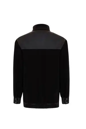EXQUISE Stone Embellished Regular Knit Jacket