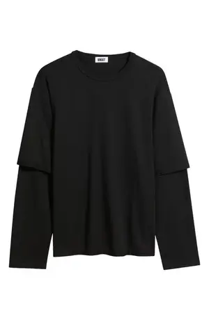 KROST Double Layer Long Sleeve Stretch Cotton T-shirt