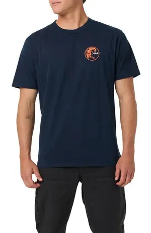 O'Neill Seaworthy Cotton Graphic T-shirt - Navy