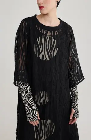 LUUKAA Alessia Jacquard Dress