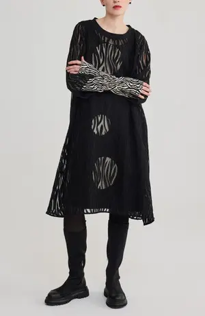 LUUKAA Alessia Jacquard Dress