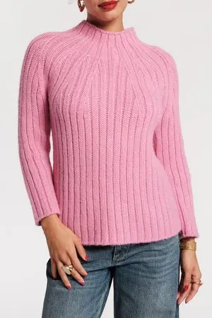FRANCES VALENTINE Shelby Funnelneck Sweater