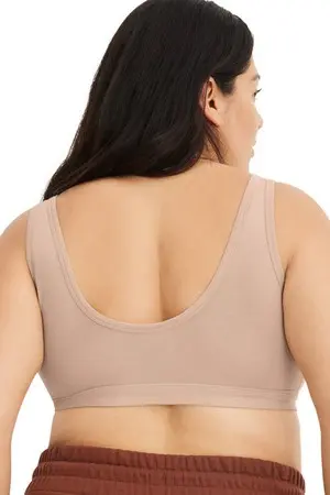 JOCKEY Organic Cotton Stretch Tank Strap Bralette - Light