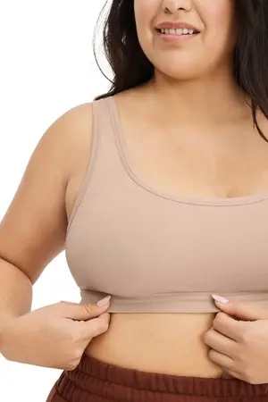 JOCKEY Organic Cotton Stretch Tank Strap Bralette - Light