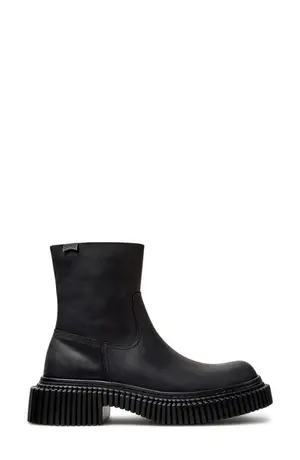 Camper Pix Leather Zip Up Boot
