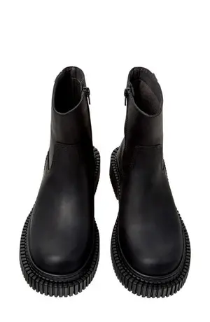 Camper Pix Leather Zip Up Boot