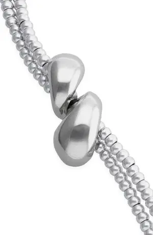UNODE50 Tone Bracelet With Dual Drop Detail