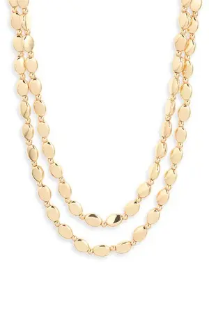 Nordstrom Convertible Beaded Necklace - Gold