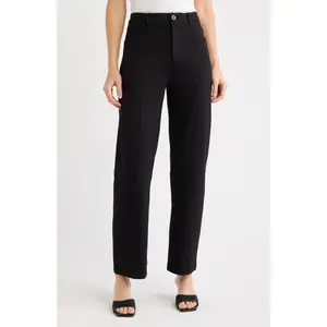 APNY Stretch Barrel Leg Pants - Black