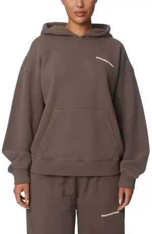 GOOD FOR NOTHING Essentials Pullover Hoodie - Morel