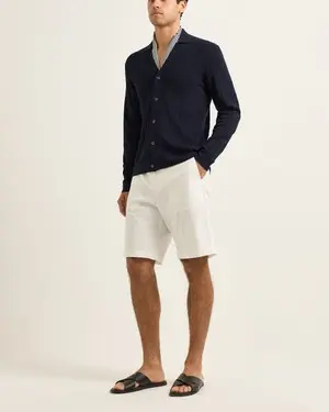 Orlebar Brown Bastian Classic-fit Knitted Shirt - Night Iris