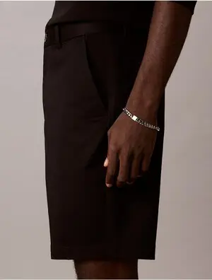 Calvin Klein Cotton Flex Straight 9" Shorts - Black