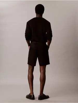 Calvin Klein Cotton Flex Straight 9" Shorts - Black