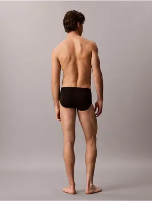Calvin Klein Microfiber Stretch Hip Brief - Black