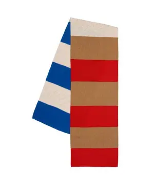 Echo Art Blocks Scarf Cherry