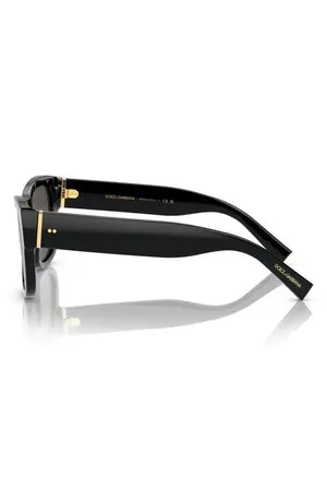Dolce & Gabbana 52mm Tinted Square Sunglasses
